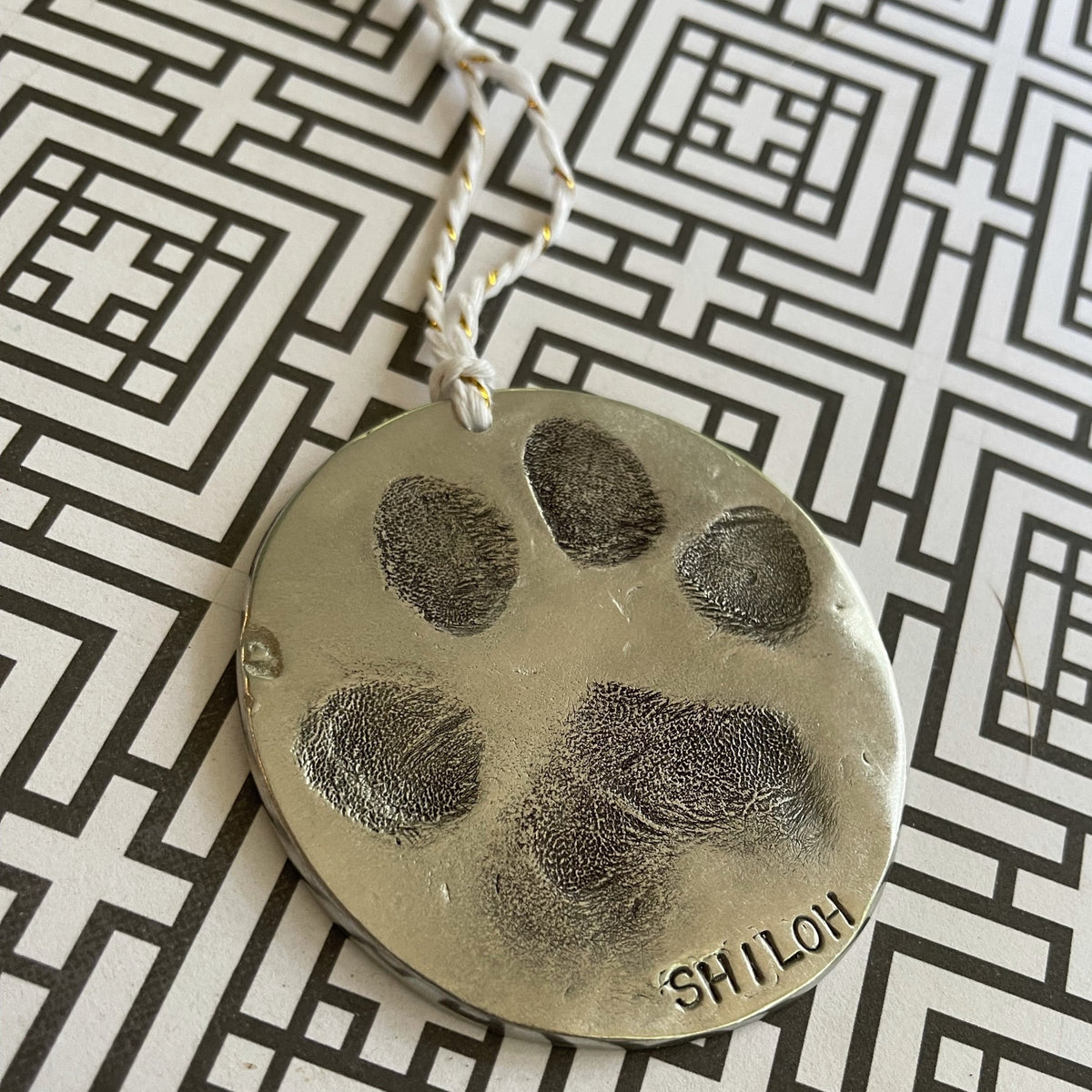 Paw Prints of Love Ornament – Casey Melton Studio